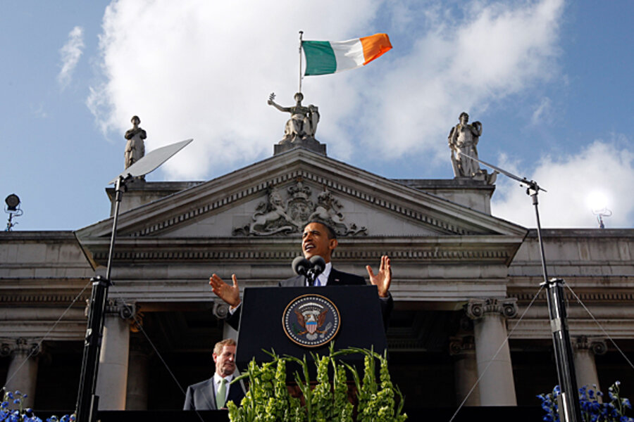 Obama visits Ireland - CSMonitor.com