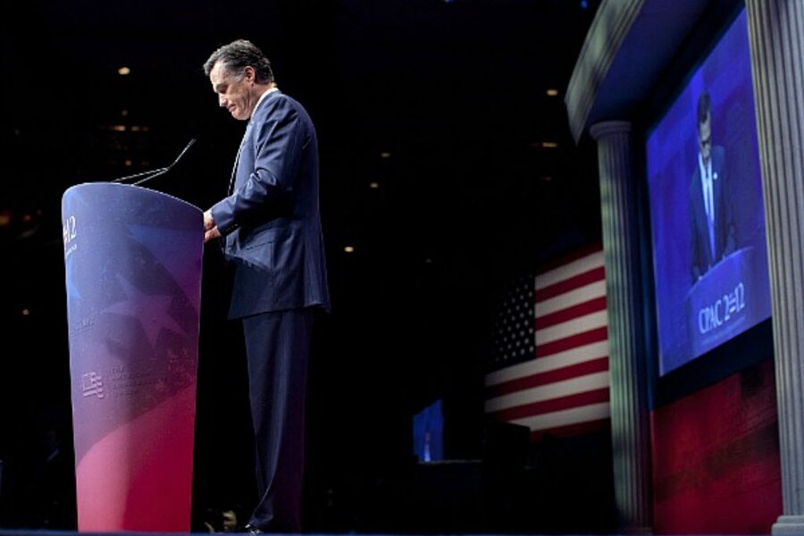 Ode to conservatism at CPAC, Romney-style - CSMonitor.com