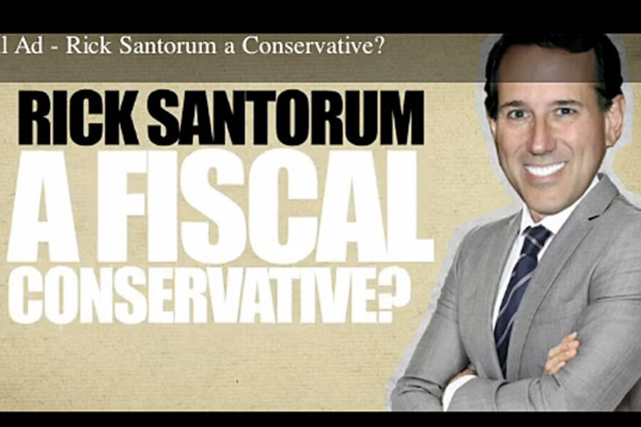 Ron Paul ad says Santorum is 'fake' conservative - CSMonitor.com