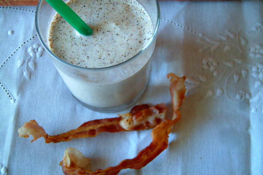 Homemade bacon milkshake - CSMonitor.com
