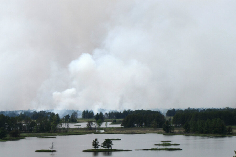 Duck Lake fire sweeps across Michigan's Upper Peninsula - CSMonitor.com