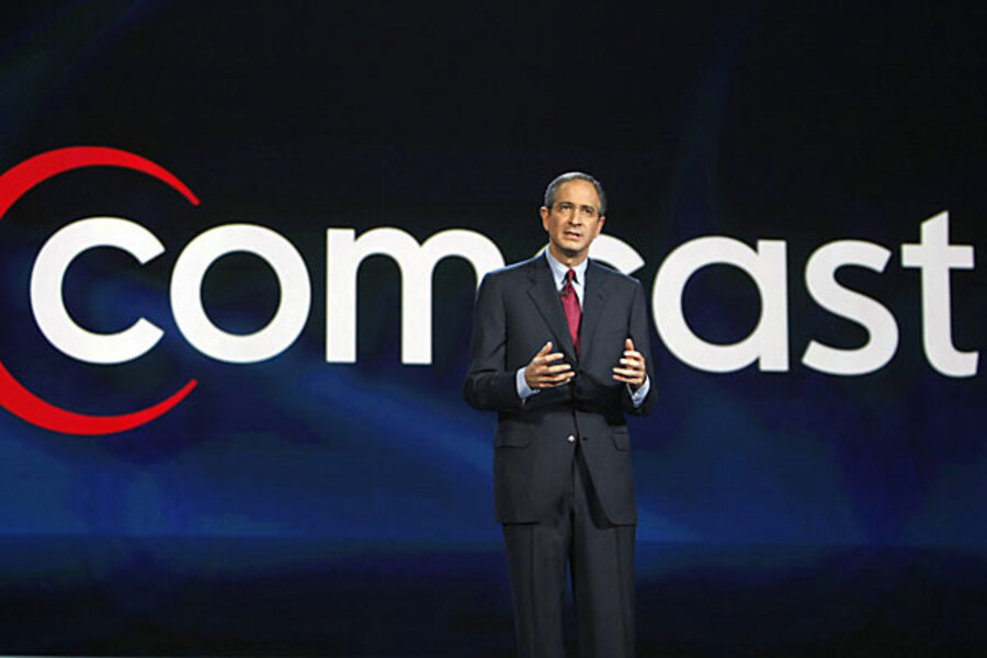 Comcast stock: Earnings up. Price falls from peak. - CSMonitor.com