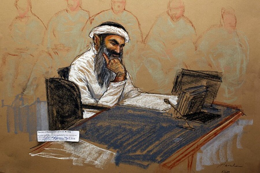 World watches as 9/11 mastermind Khalid Sheikh Mohammed and others go ...