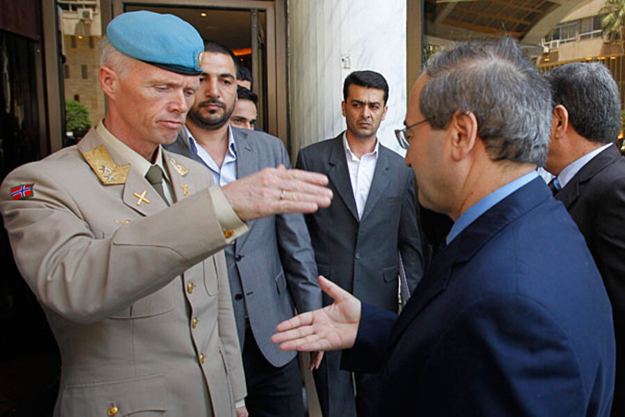 A day in the life of a UN observer in Syria - CSMonitor.com