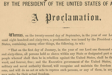 Emancipation Proclamation Text For Kids