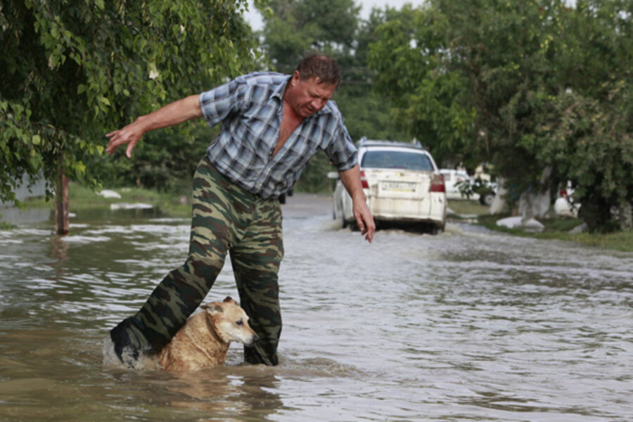 Russian floods kill 150 after a foot of rain falls in a day - CSMonitor.com