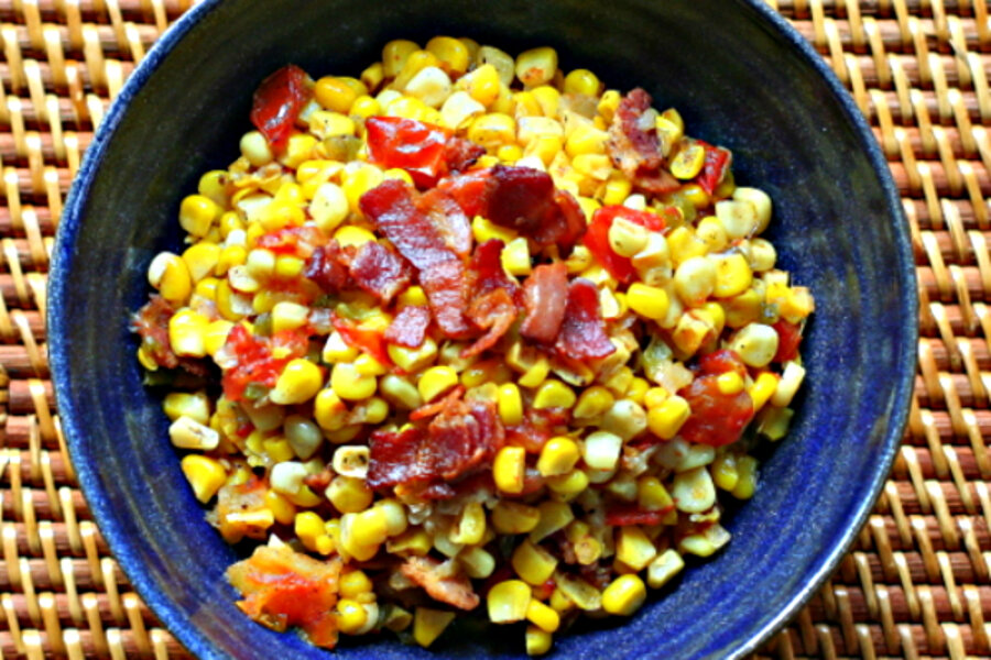 Cajun stewed corn and tomatoes - CSMonitor.com