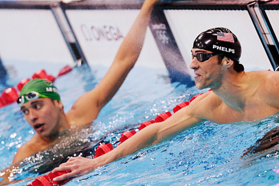 With golden finish, Michael Phelps passes torch to America's rising ...