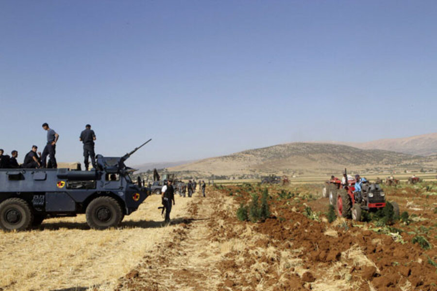 Farmers, government battle over hashish in Lebanon's Bekaa Valley ...