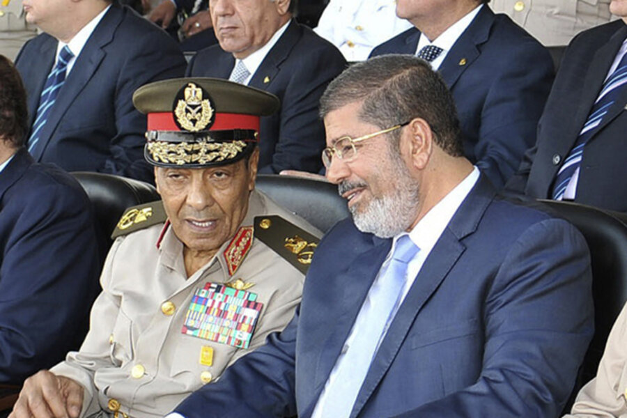 Egypt's President Morsi fires senior general Tantawi, asserting his ...