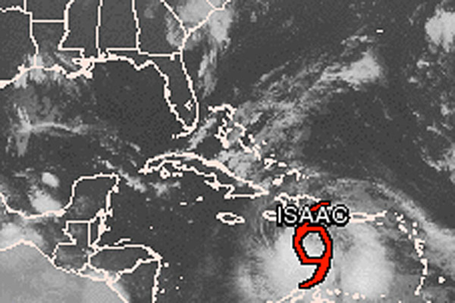 Tropical storm Isaac won't be a hurricane before Monday - CSMonitor.com