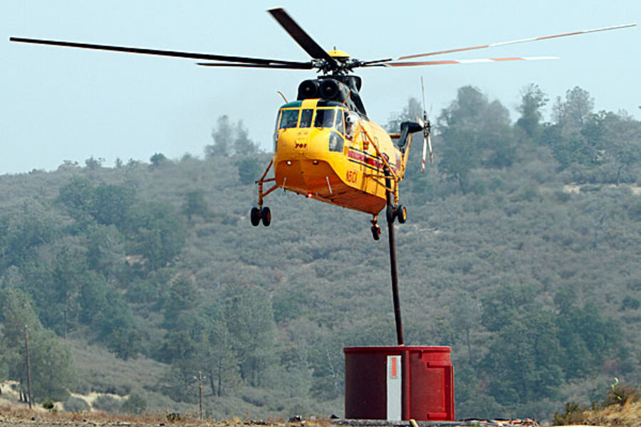 Air attacks help slow Ponderosa wildfire in northern California ...