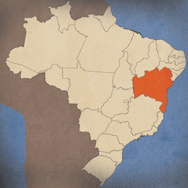 Which of Brazil's 26 states is indicated on this map? - CSMonitor.com