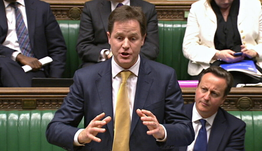 Tabloid breakup? Cameron and Clegg on the skids - CSMonitor.com