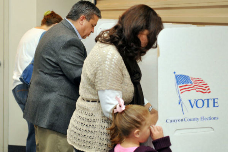 Election 2012: It's 'take your kids to vote day' – a bipartisan lesson ...