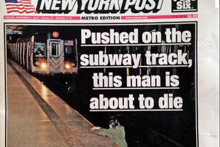 New York Post subway photo: Should photographer have helped victim ...