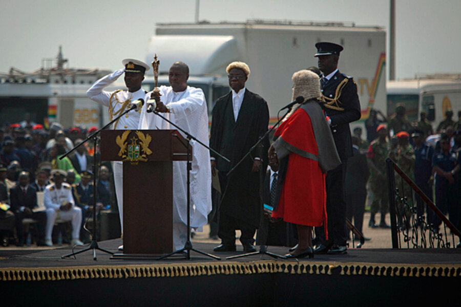Ghana inauguration goes on, while opposition plots court comeback ...