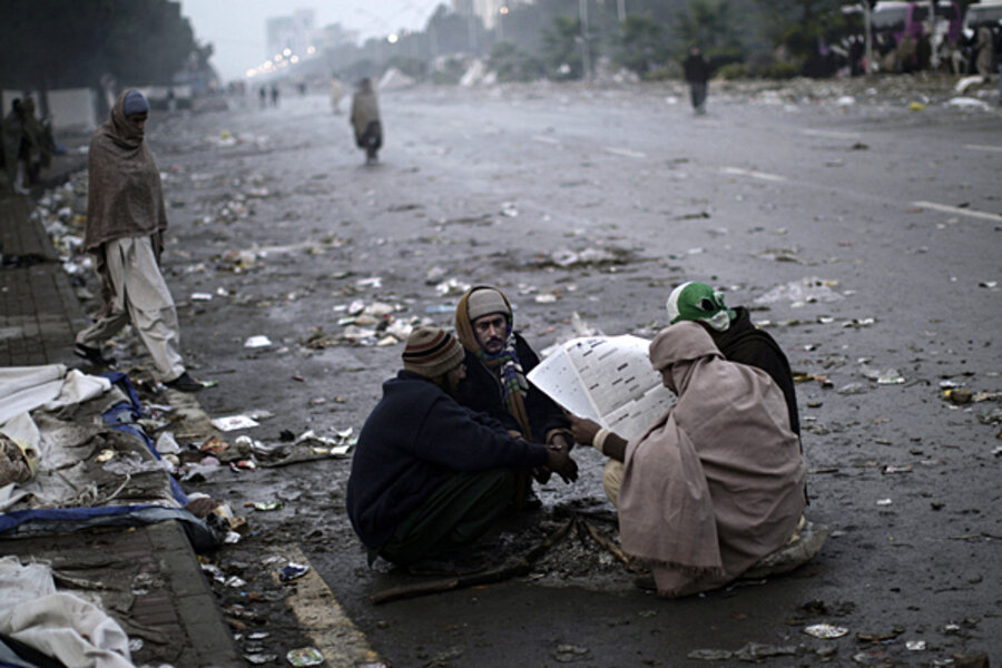 Pakistan protest march ends: Who won? - CSMonitor.com