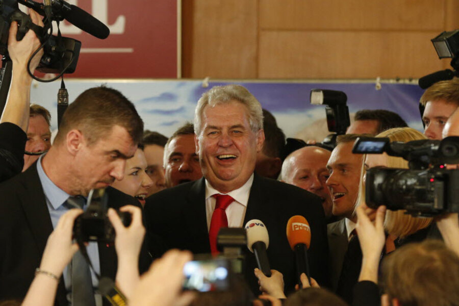 Czech Republic's new president is former prime minister - CSMonitor.com