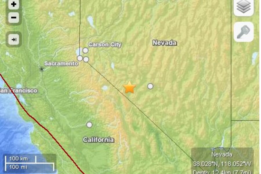 Nevada earthquake followed by three aftershocks - CSMonitor.com