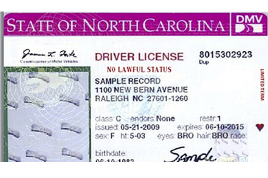 Pink-striped license plan scrapped by N.C. - CSMonitor.com