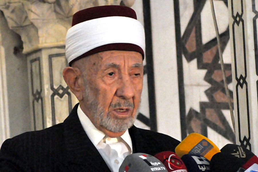 Assad lashes out after death of leading Syrian cleric and key Sunni ...