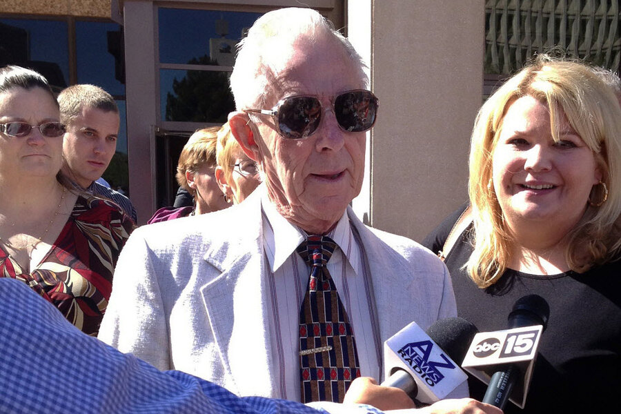 Arizona man, 86, gets probation in mercy killing case - CSMonitor.com
