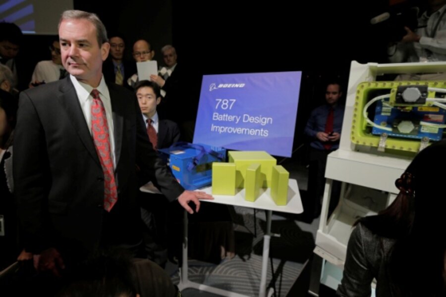 Boeing: Two weeks to wrap up 787 battery tests - CSMonitor.com