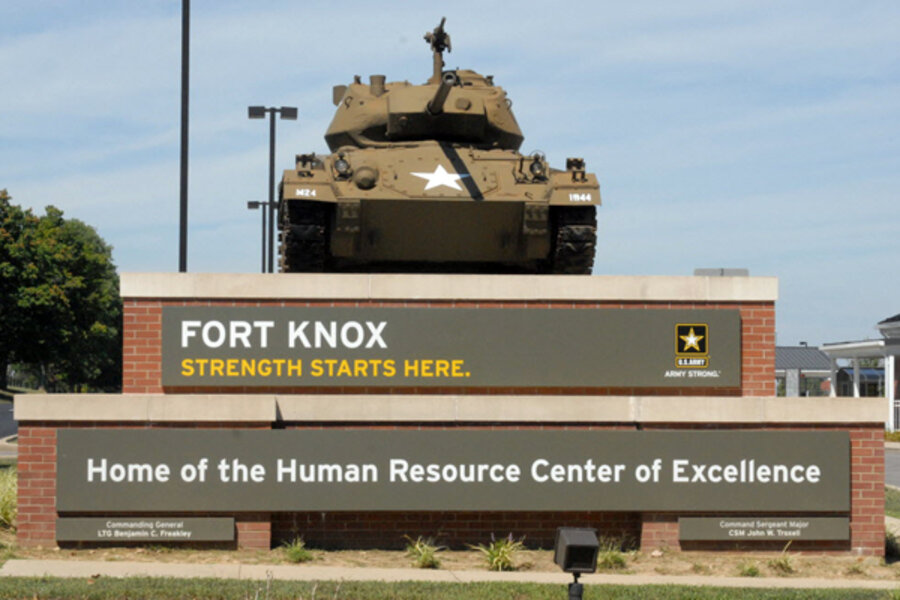 Fort Knox shooting leaves Army employee dead - CSMonitor.com
