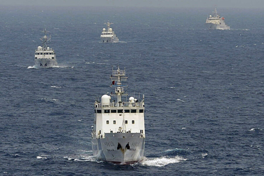 China sends largest fleet yet to disputed islands - CSMonitor.com