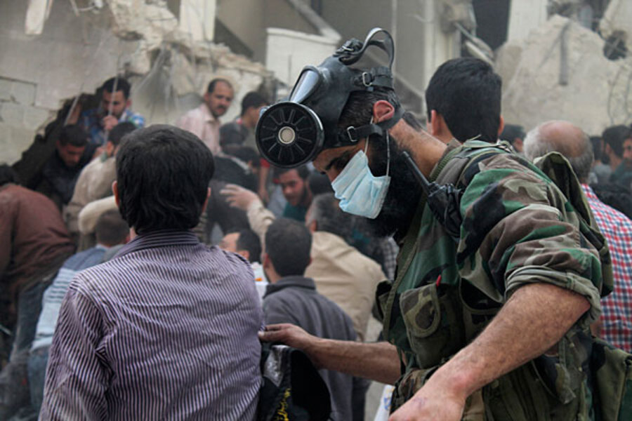 Could chemical weapons in Syria force Obama's hand? - CSMonitor.com