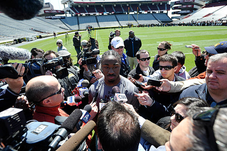 Tyler Bray, Marcus Lattimore show opposite emotions of 2013 NFL Draft ...