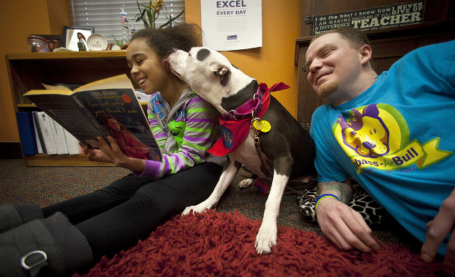 The dog is my homework: Attentive pups listen, help students read ...