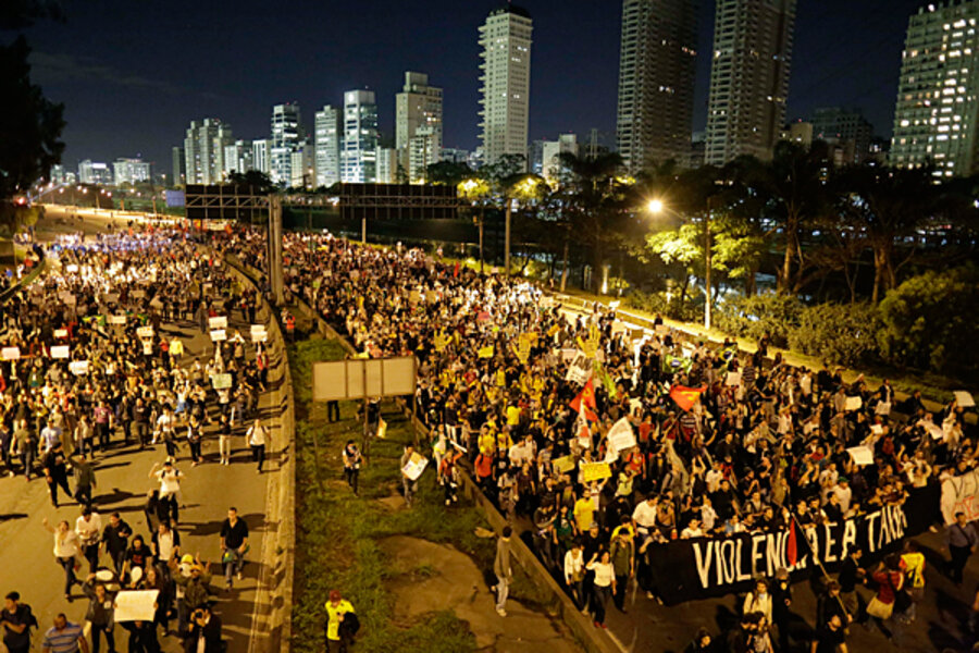 Brazilians stage largest protests in 20 years, bearing a multitude of ...