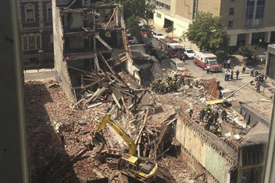 Philadelphia building collapse: 12 injured, two trapped, fire official ...