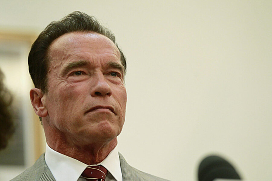 Schwarzenegger filming documentary on climate change and wildfires ...
