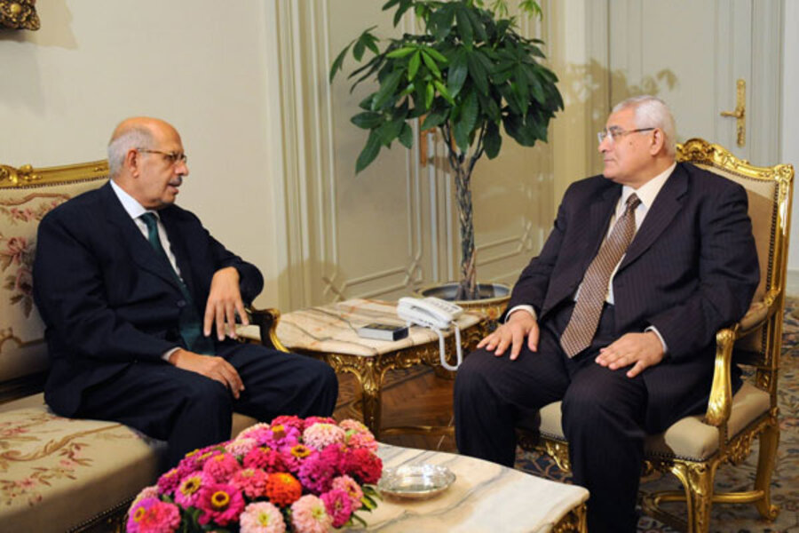 Mohamed ElBaradei named as Egypt interim prime minister - CSMonitor.com