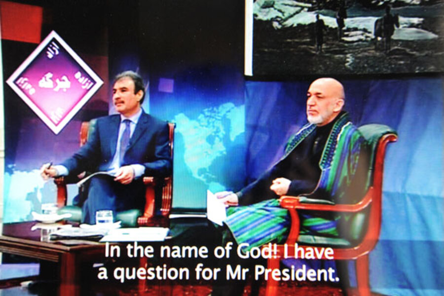 Afghan TV show brings officials face-to-face with ordinary people ...