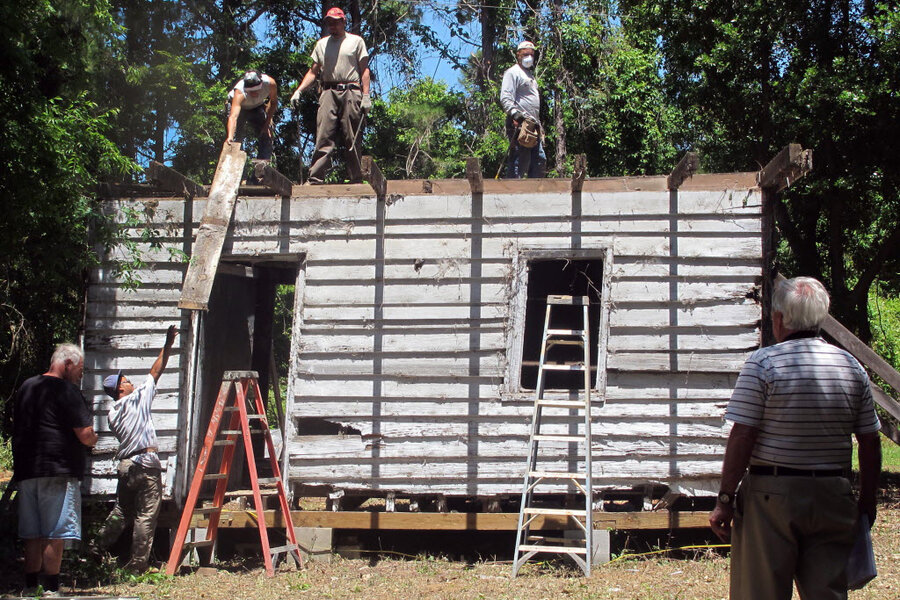Nonprofit works to preserve former slave dwellings - CSMonitor.com