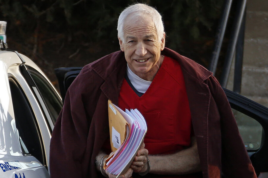 Sandusky victim settles with Penn State - CSMonitor.com