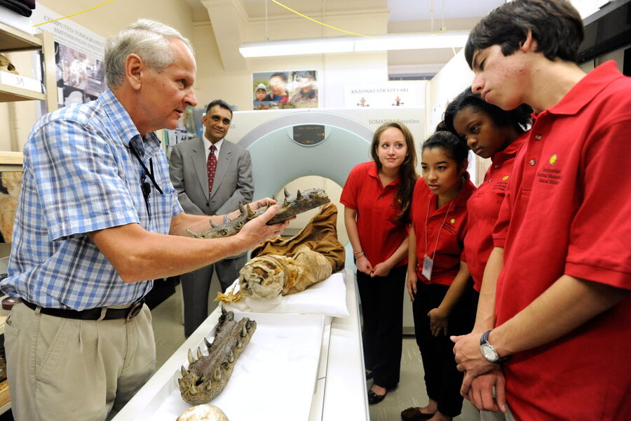 Why did the dinosaur visit the hospital? - CSMonitor.com