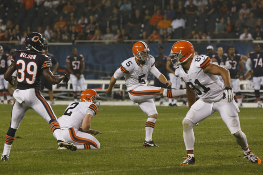Cleveland Browns fill placekicker position with NFL veteran - CSMonitor.com