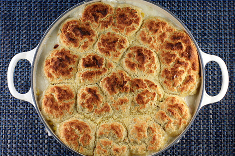 Shrimp and corn cobbler - CSMonitor.com