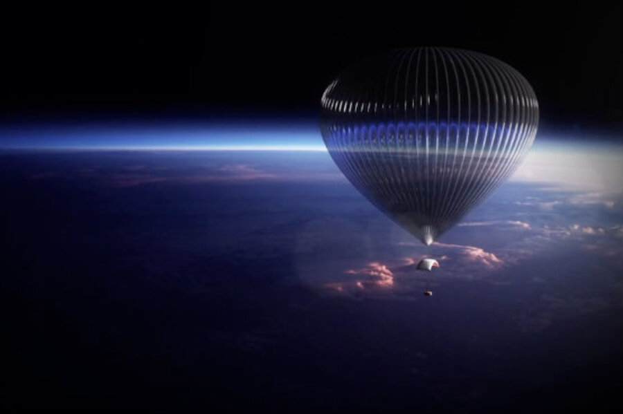 For $75,000, a balloon ride to the mid-stratosphere - CSMonitor.com