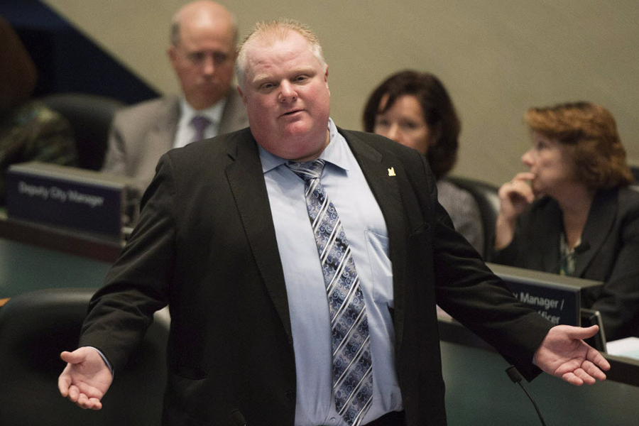 From saga to circus: Toronto Mayor Rob Ford takes on city council ...