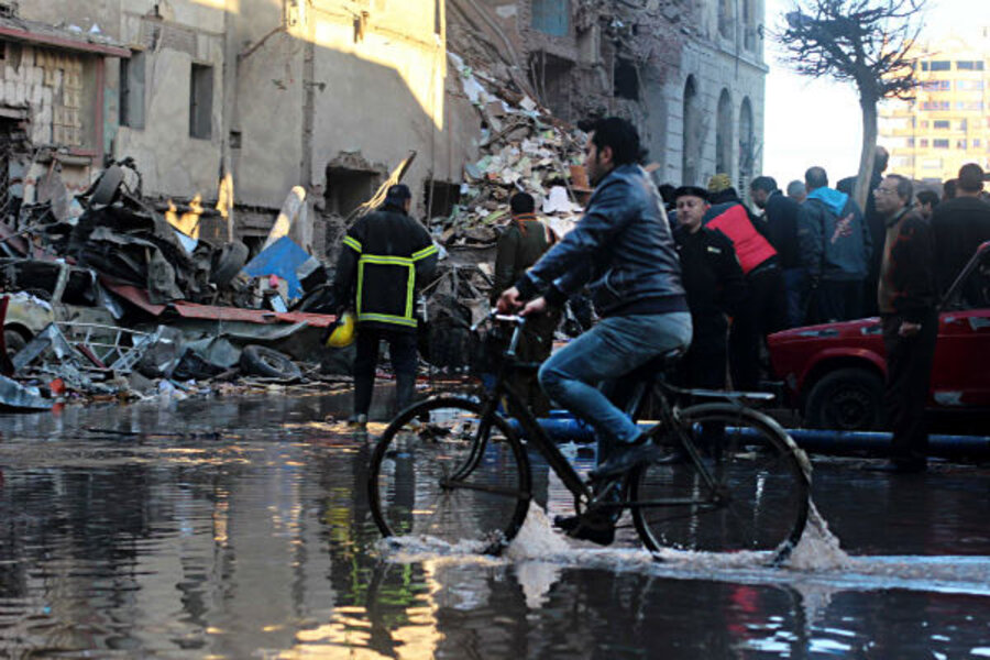 Egypt's Brotherhood gets the blame for police compound bombing ...