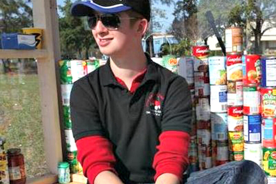 Teen Zach Bonner builds an impressive track record of helping others ...