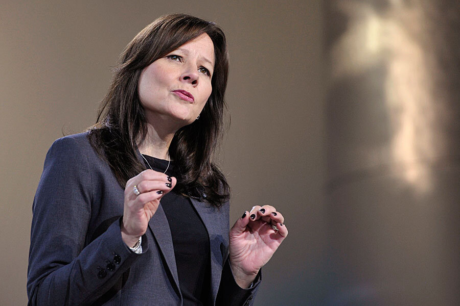 Mary Barra: The first woman to lead a major U.S. automaker - CSMonitor.com