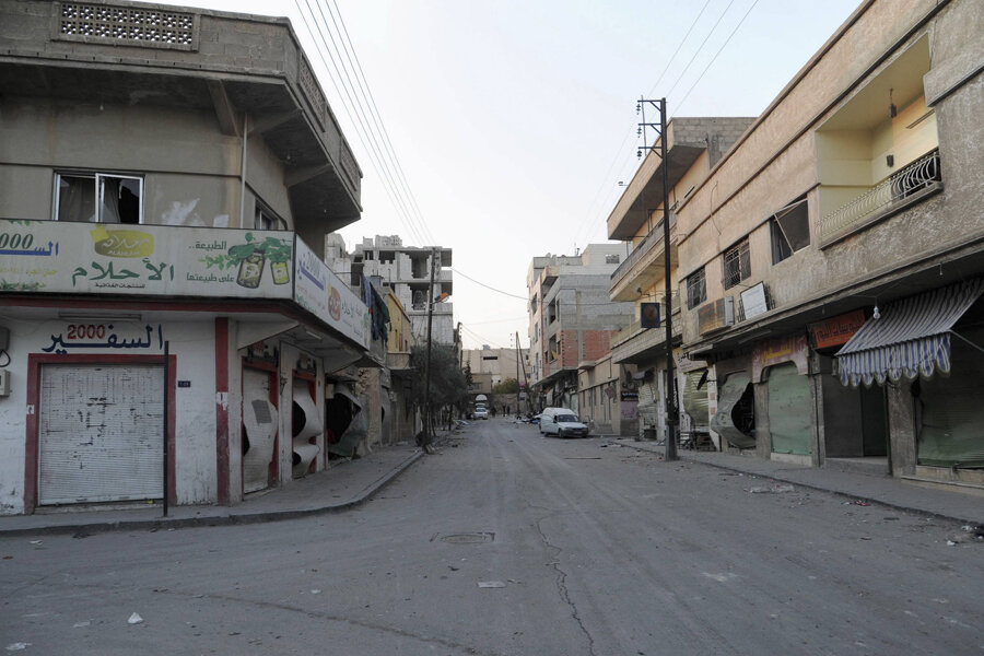 Syrian Army goes all-in to take back strategic highway - CSMonitor.com