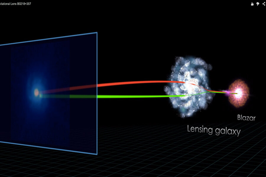 NASA telescope witnesses intense space radiation bending around galaxy ...